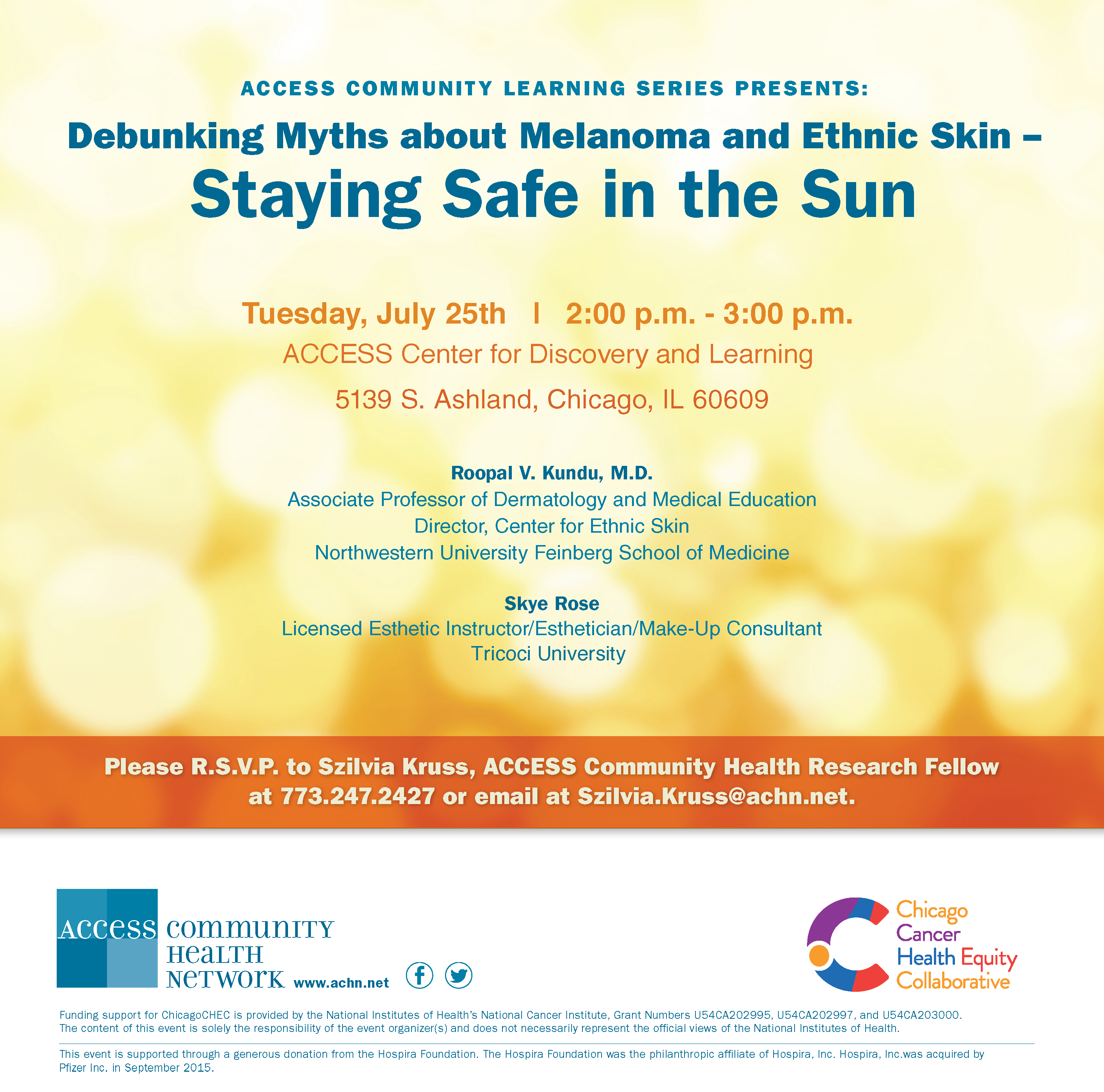 Staying Safe in the Sun - ChicagoCHEC