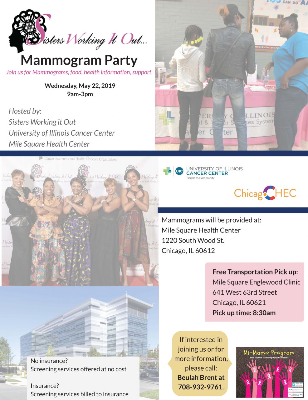 Mammogram Party: Join us for mammograms, food, health information ...
